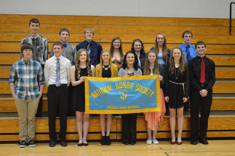 Pierce Public Schools - Students Inducted into NHS Pierce Public Schools - Students Inducted into NHS