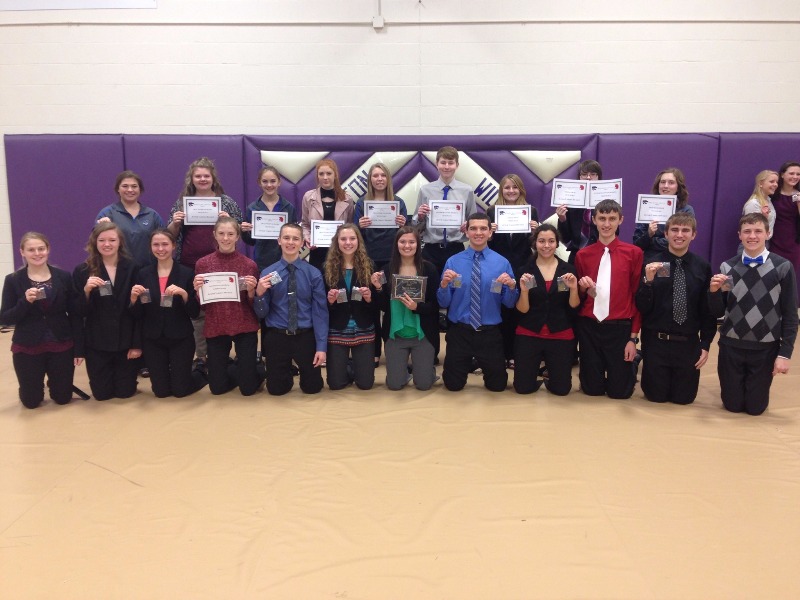 Pierce Public Schools - Speech Team Places 1st in Hartington