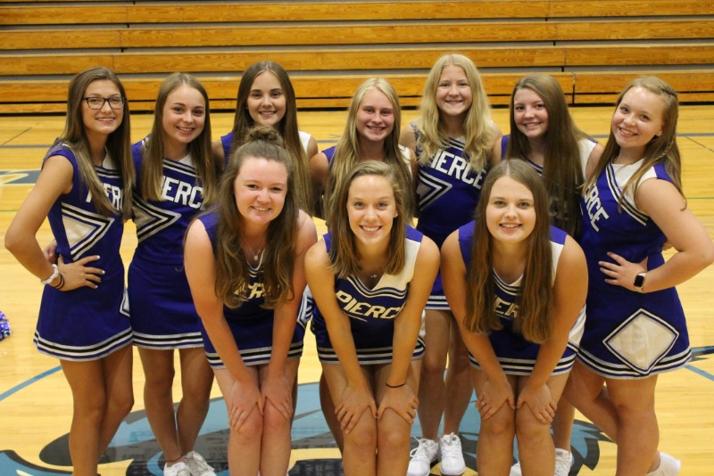 Pierce Public Schools - Fall Cheerleaders at PHS