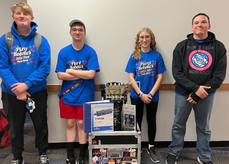 Pierce Public Schools - Robotics Team Brings Home the Design Award